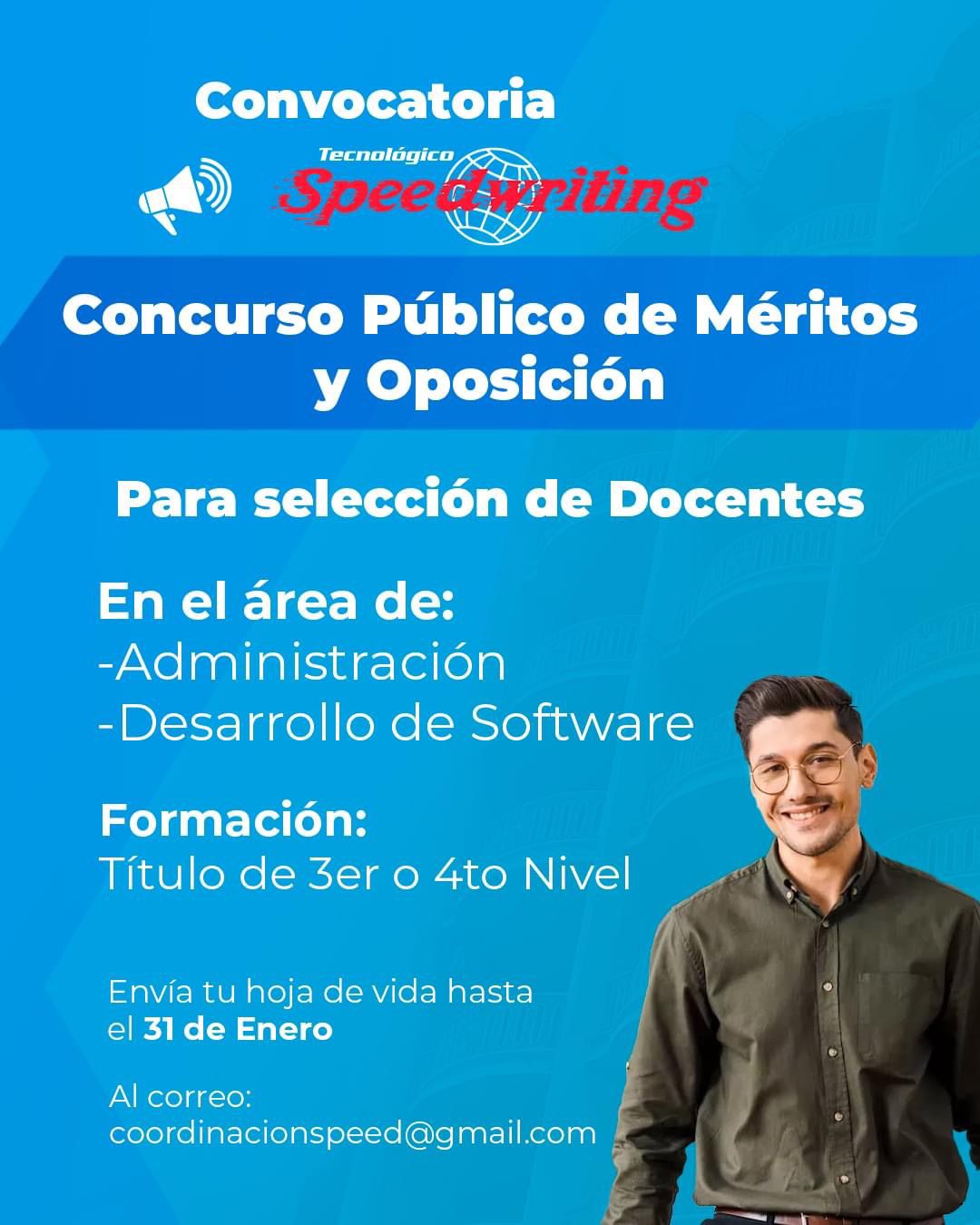 Convocatorias – Tecnológico Speedwriting