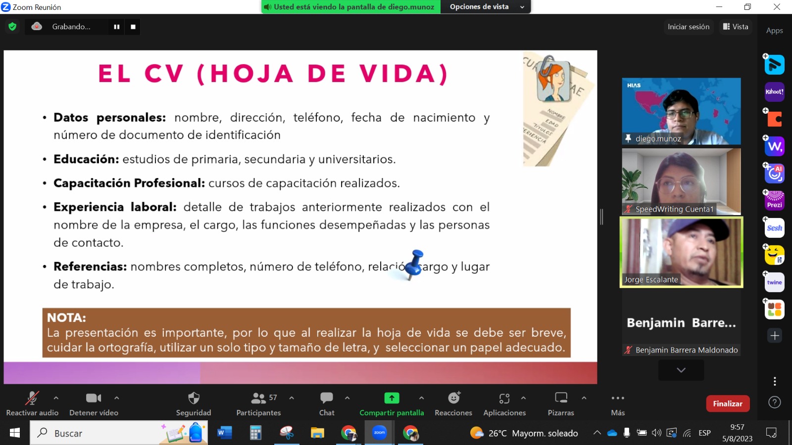 Formación complementaria – Tecnológico Speedwriting
